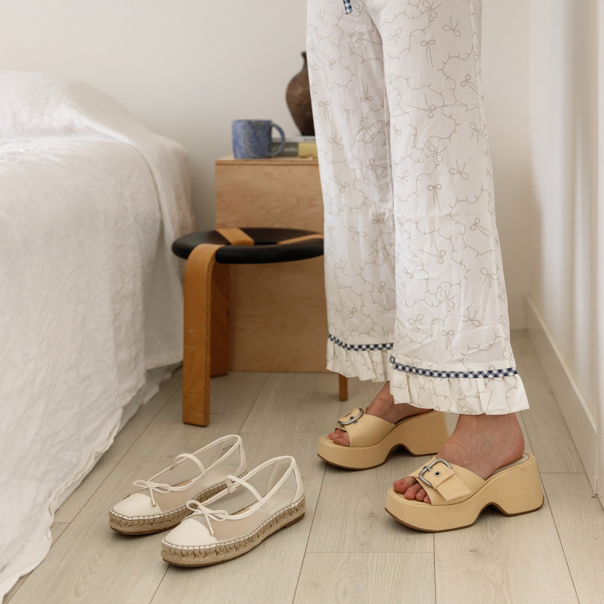 GISEL HEELS LT NATURAL WOVEN RAFFIA – Dolce Vita