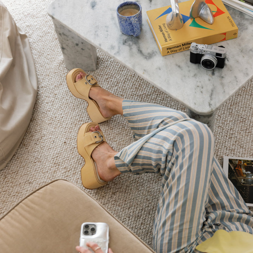 GISEL HEELS LT NATURAL WOVEN RAFFIA – Dolce Vita