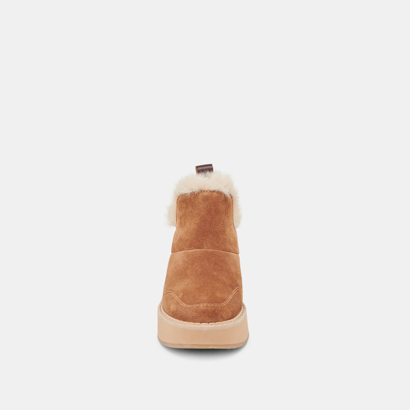 ARDY PLUSH H2O BOOTIES PECAN SUEDE – Dolce Vita