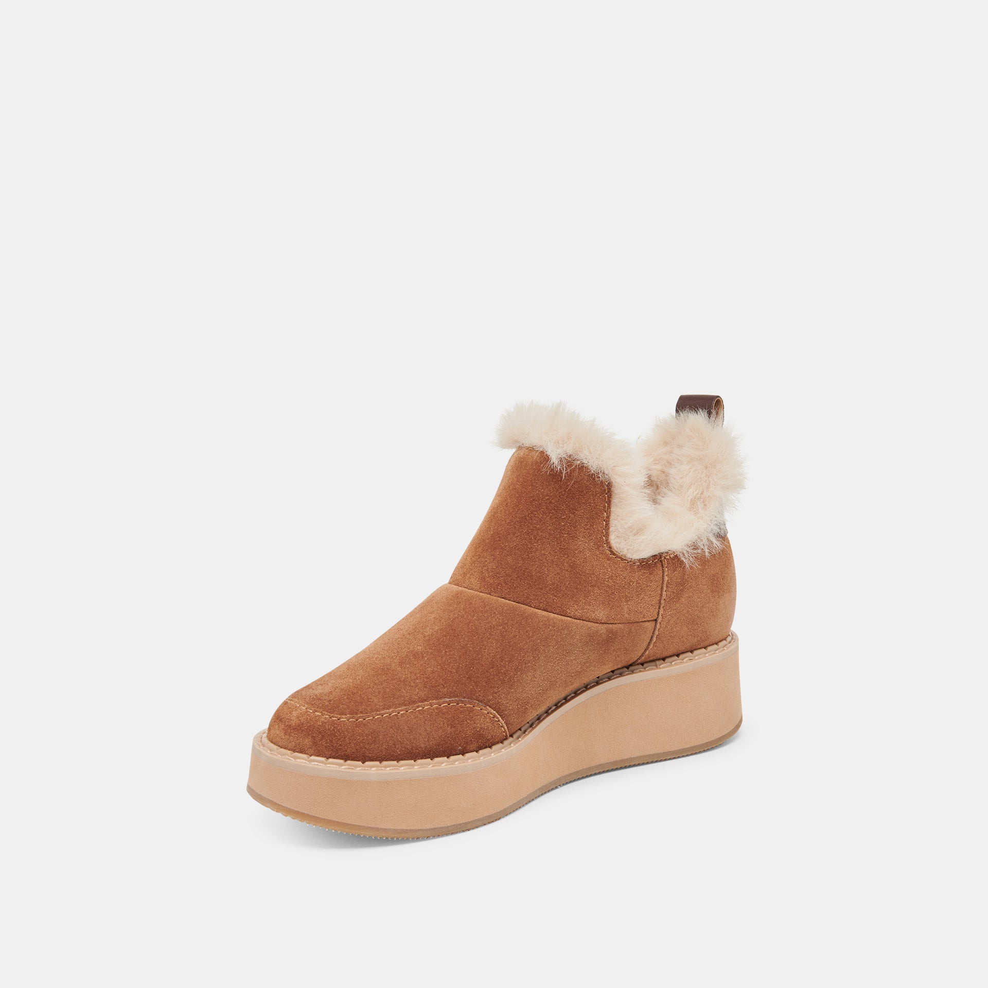 ARDY PLUSH H2O BOOTIES PECAN SUEDE – Dolce Vita