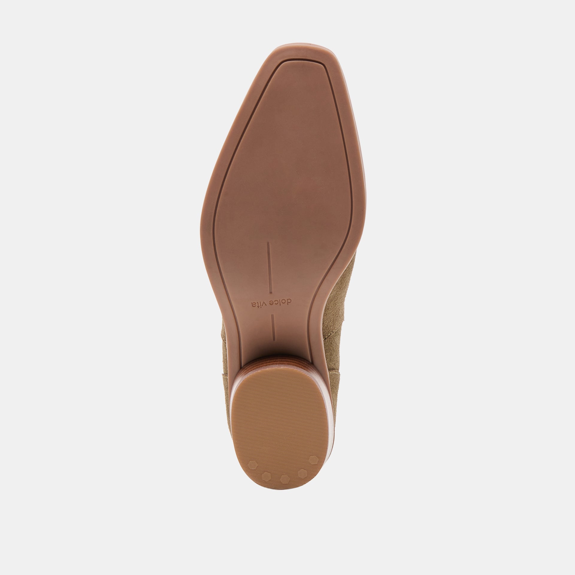 Faint H2O Waterproof Olive Suede Booties | Dolce Vita