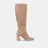 FYNN Wide Calf Boots Truffle Suede | Truffle Suede Knee-High Boots ...