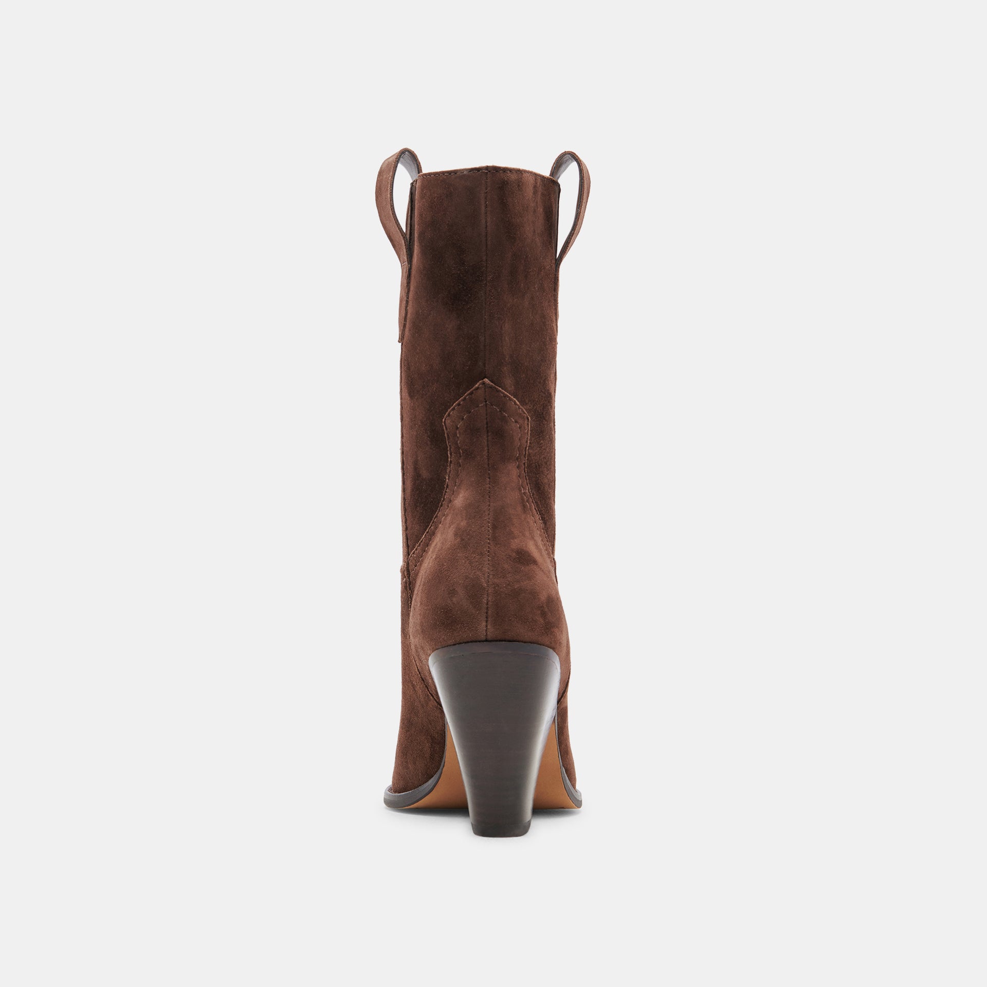 JESSEY BOOTS DK BROWN SUEDE – Dolce Vita