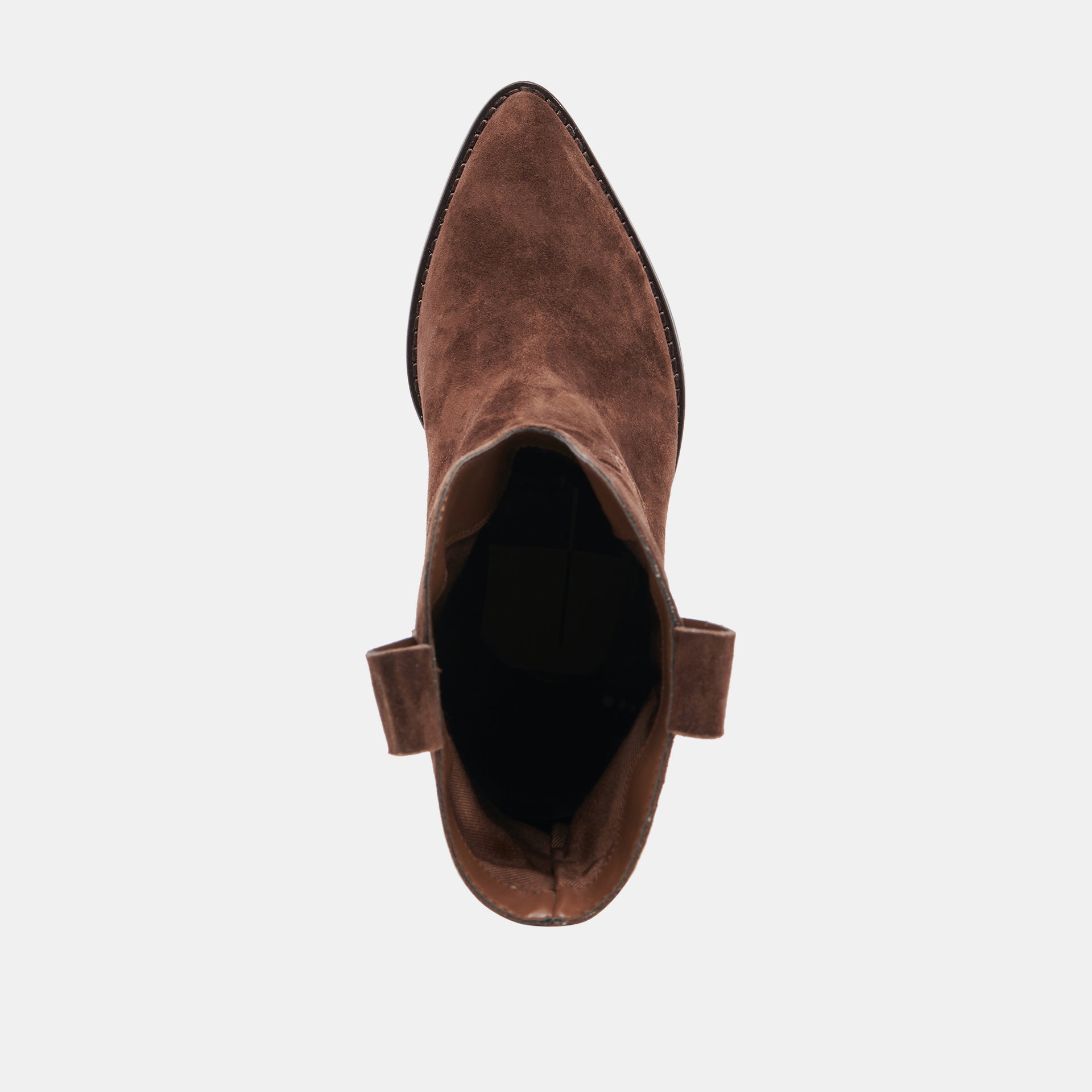 JESSEY BOOTS DK BROWN SUEDE – Dolce Vita