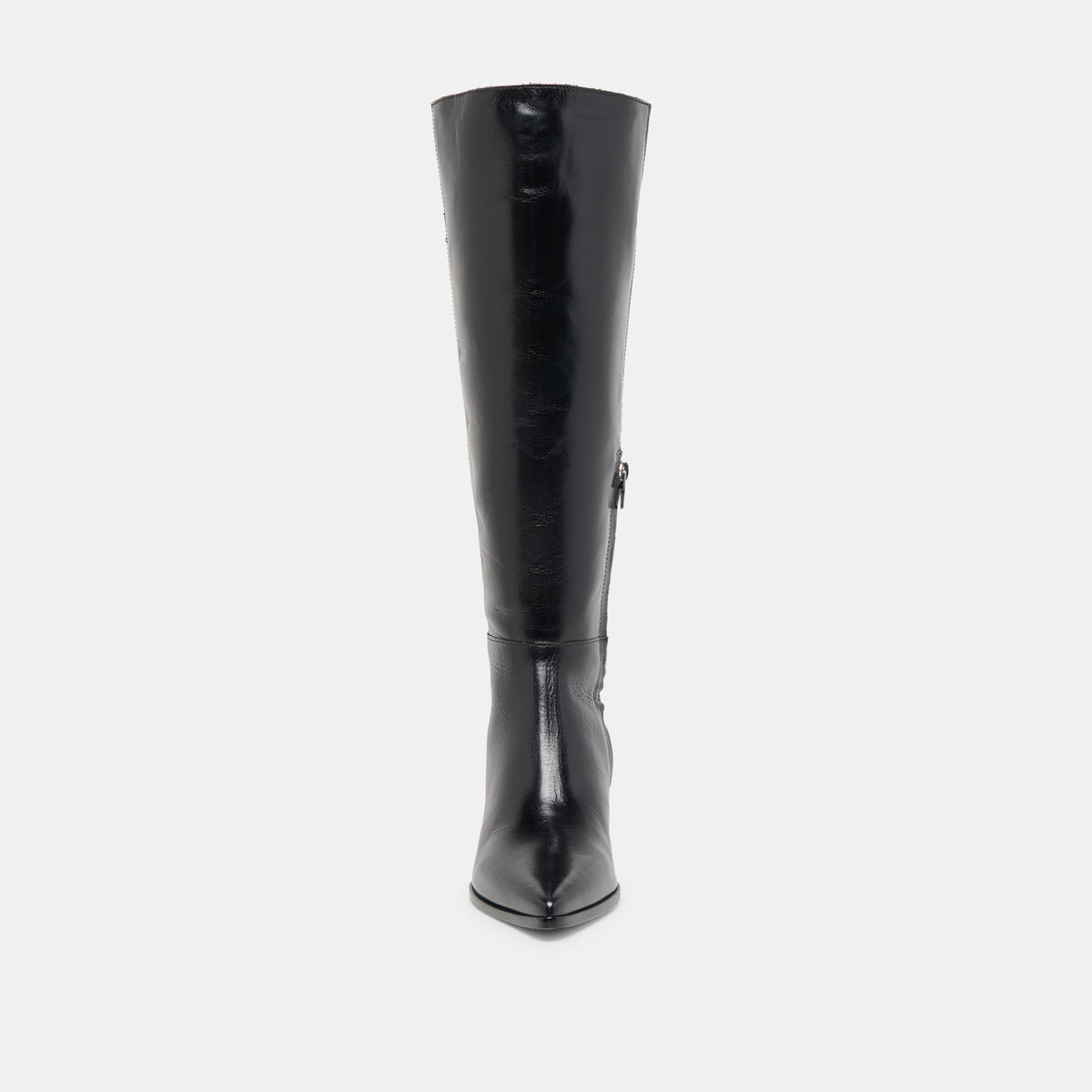Kirson Black Leather Wide Calf Boots | Dolce Vita