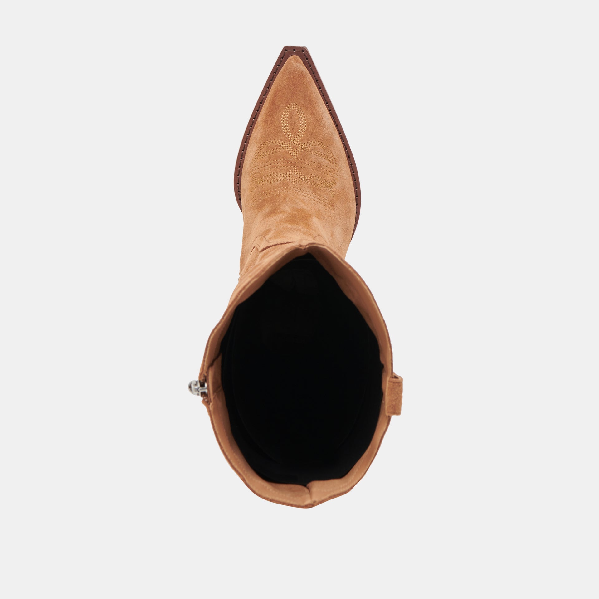 RYATT WIDE CALF BOOTS PECAN SUEDE – Dolce Vita