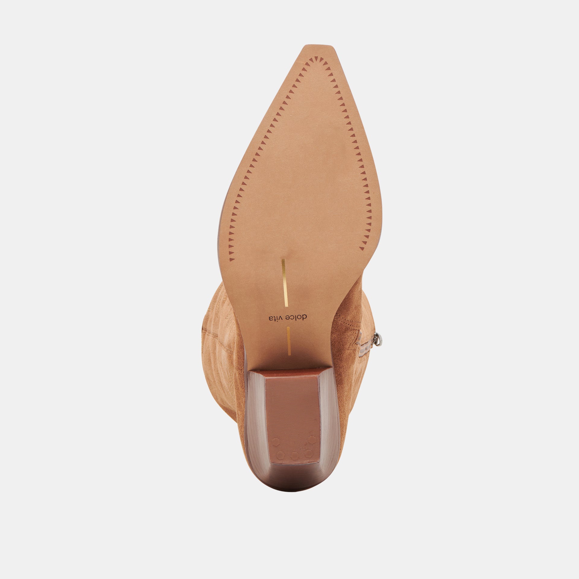 RYATT WIDE CALF BOOTS PECAN SUEDE – Dolce Vita