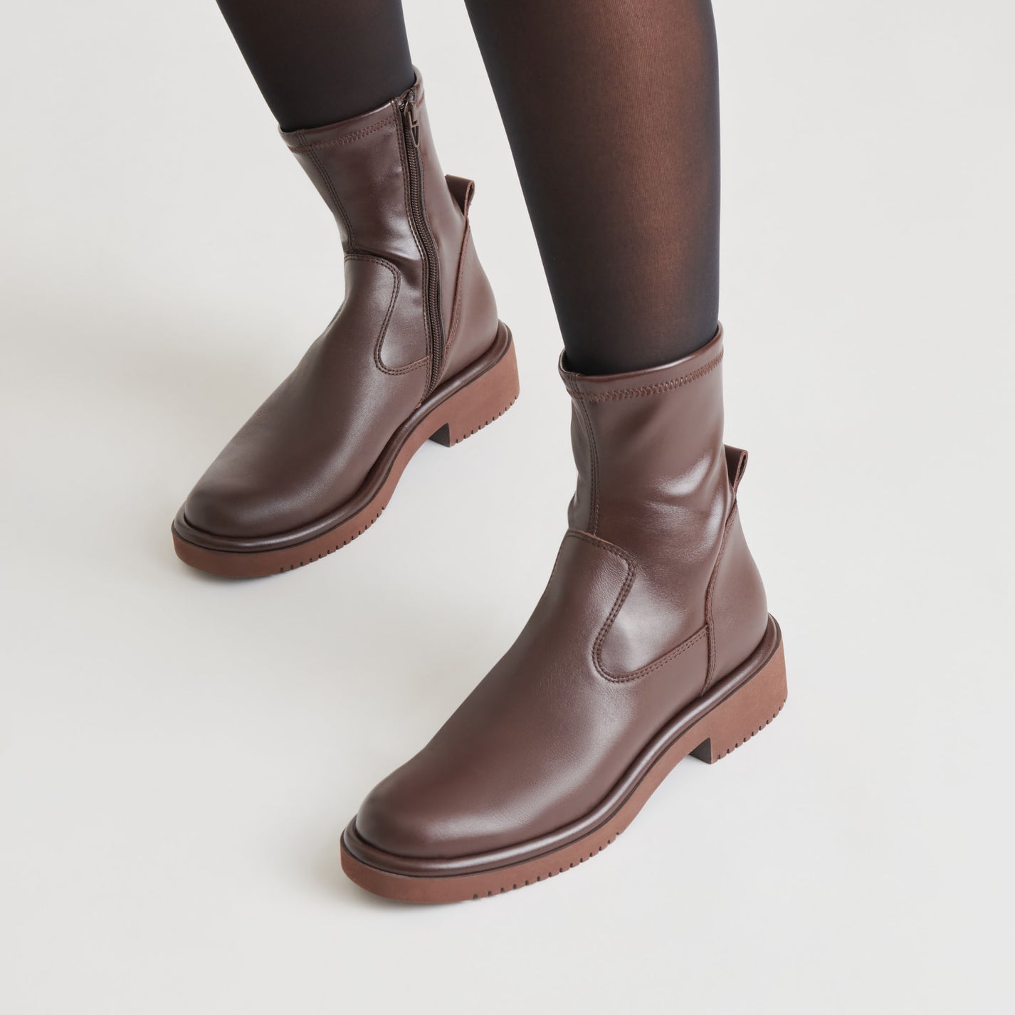 SIMAYA H2O BOOTS MAHOGANY LEATHER – Dolce Vita
