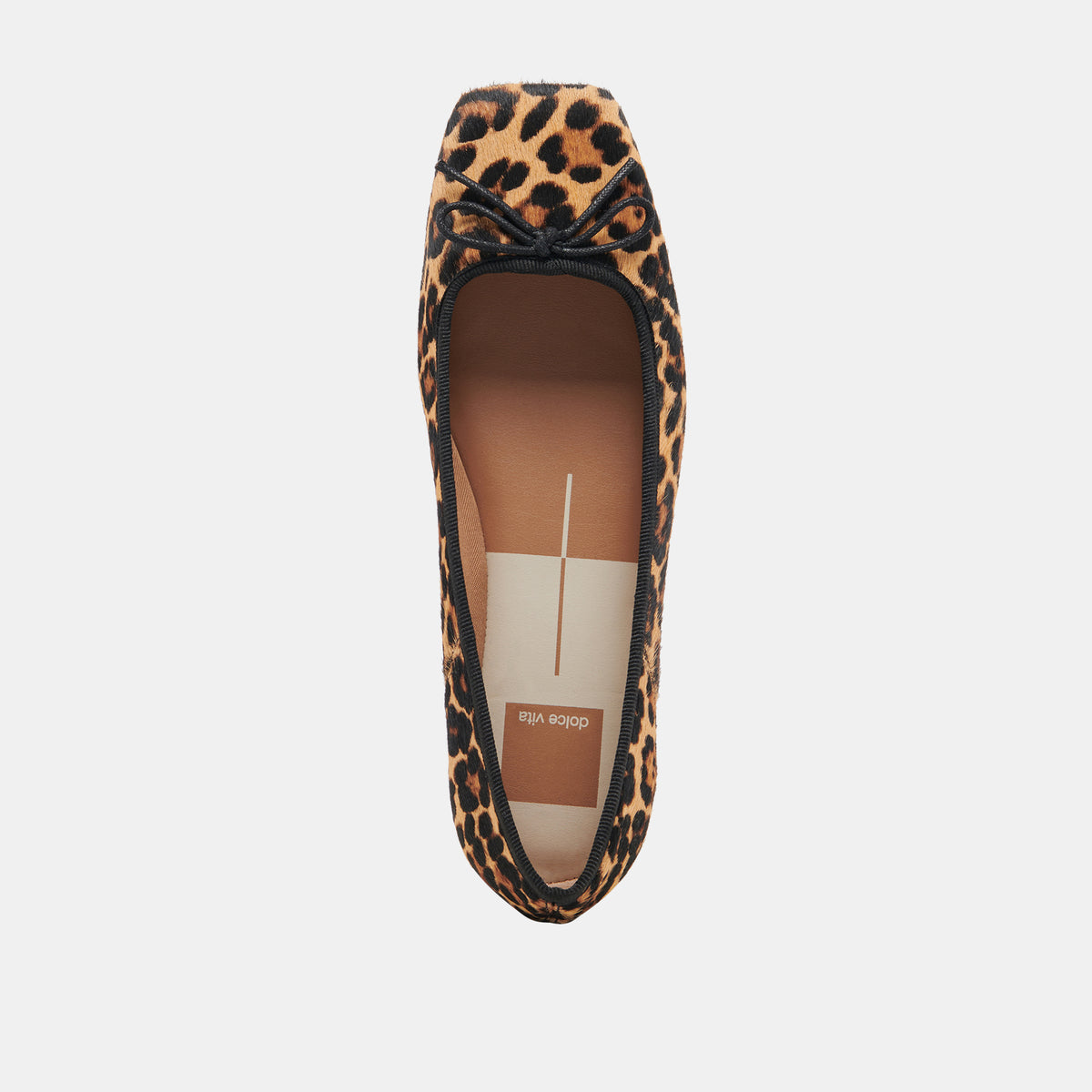 Anisa Ballet Flats | Dark Leopard Calf Hair Flats by Dolce Vita