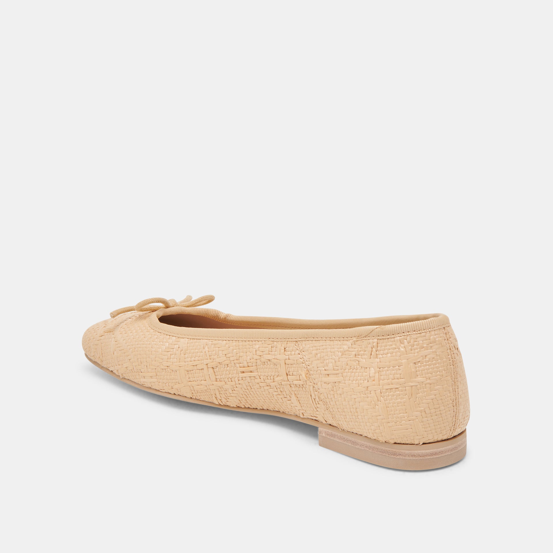 ANISA BALLET FLATS LT NATURAL WOVEN RAFFIA – Dolce Vita