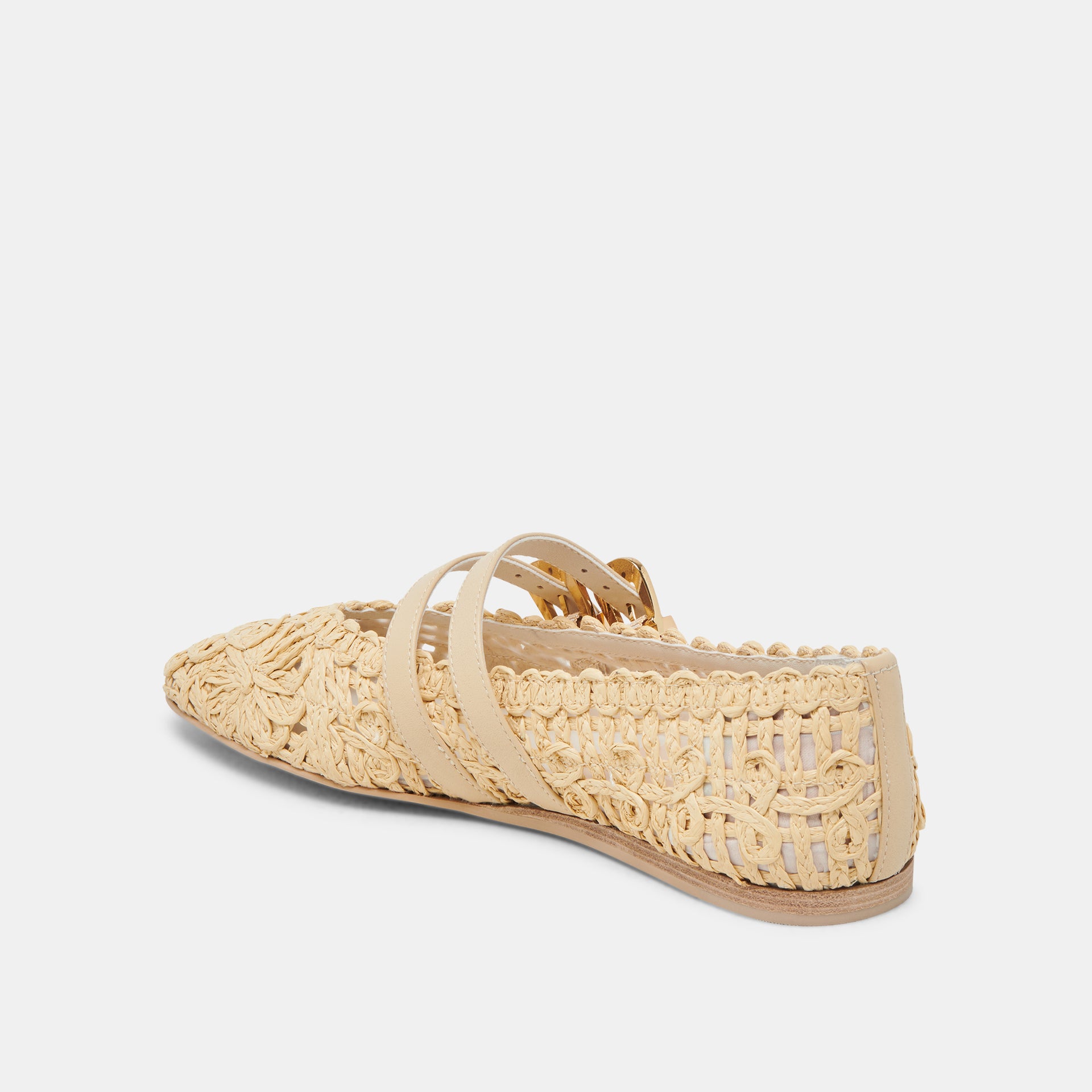 BAYLEE SUNFLOWER BALLET FLATS LT NATURAL MACRAME – Dolce Vita