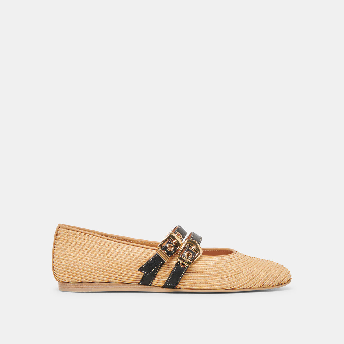 BAYLEE BALLET FLATS NATURAL RAFFIA – Dolce Vita