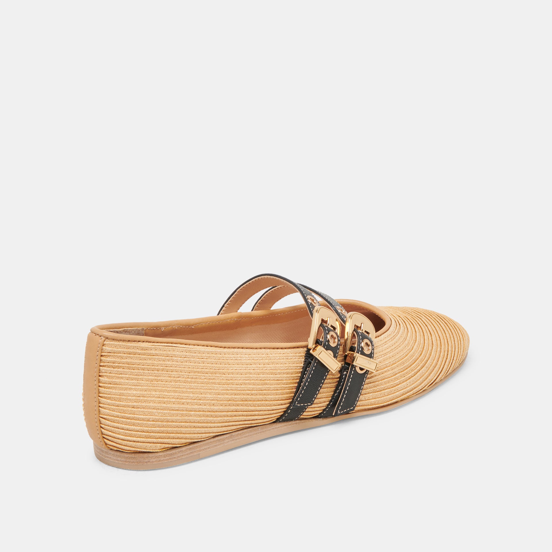 BAYLEE BALLET FLATS NATURAL RAFFIA – Dolce Vita