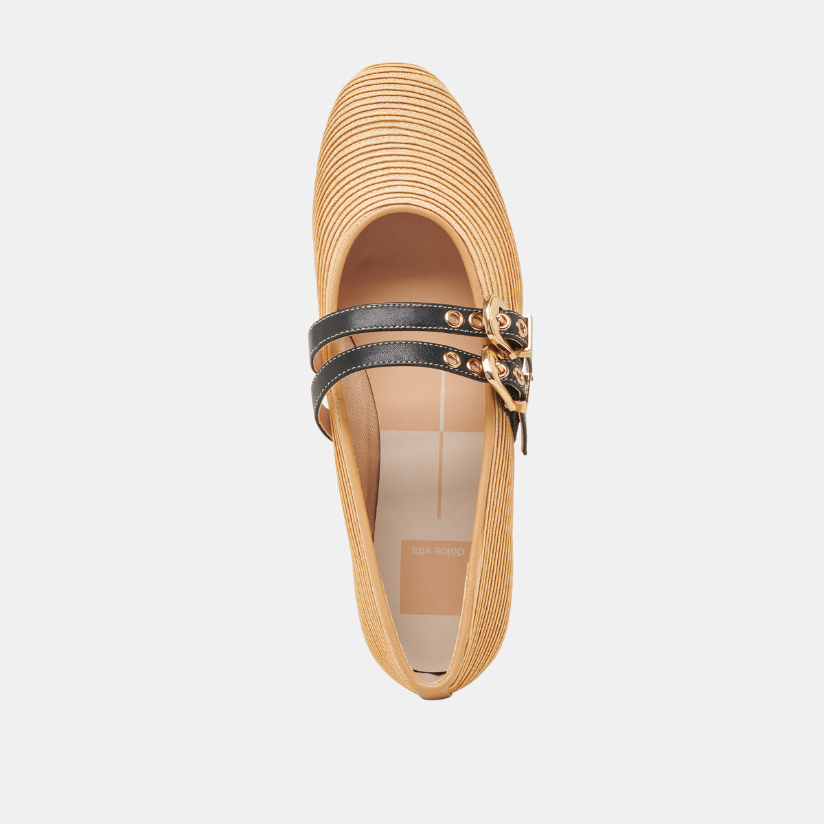 BAYLEE BALLET FLATS NATURAL RAFFIA – Dolce Vita
