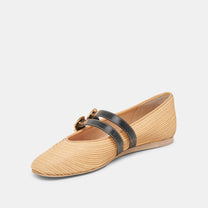BAYLEE BALLET FLATS NATURAL RAFFIA – Dolce Vita
