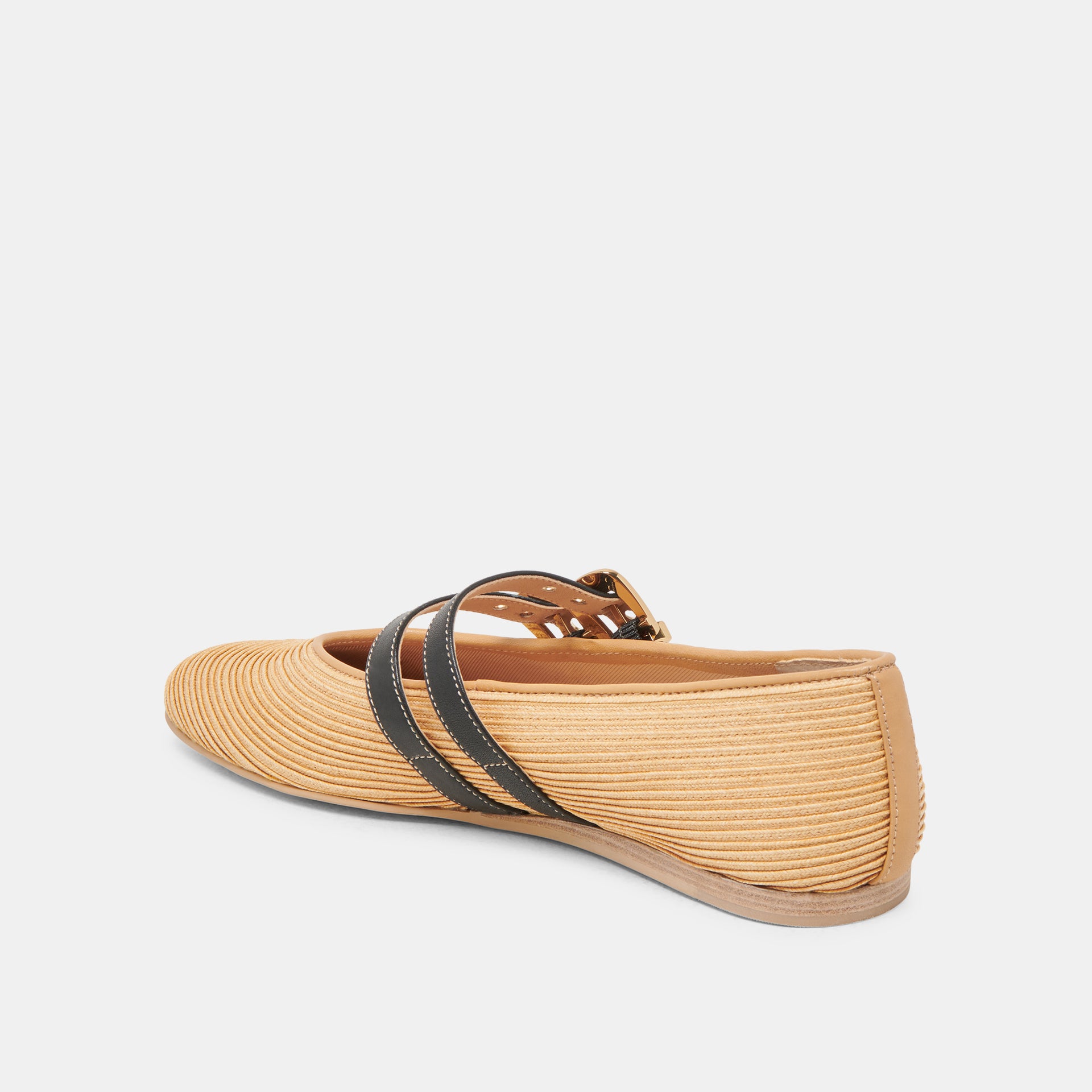 BAYLEE BALLET FLATS NATURAL RAFFIA – Dolce Vita