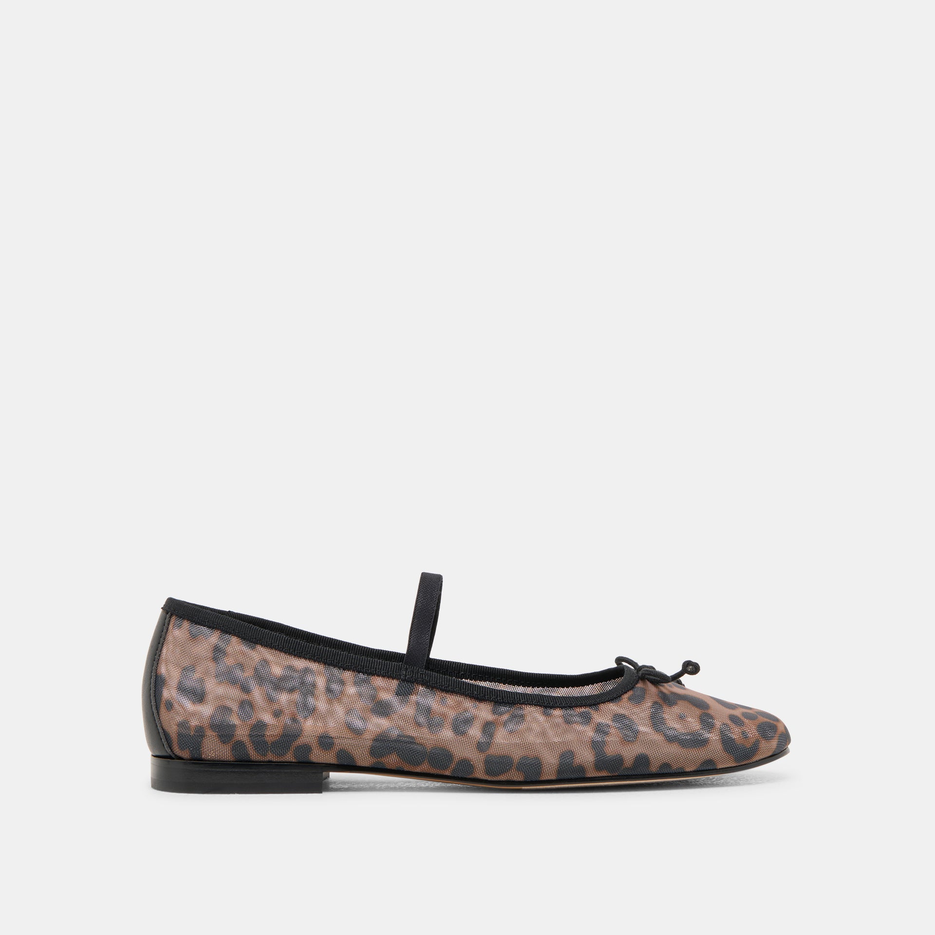 CADEL BALLET FLATS DK LEOPARD MESH – Dolce Vita