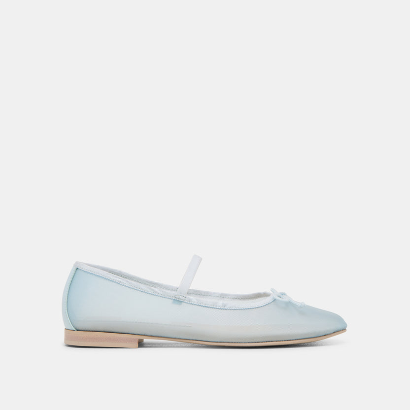 CADEL BALLET FLATS ICE BLUE MESH – Dolce Vita