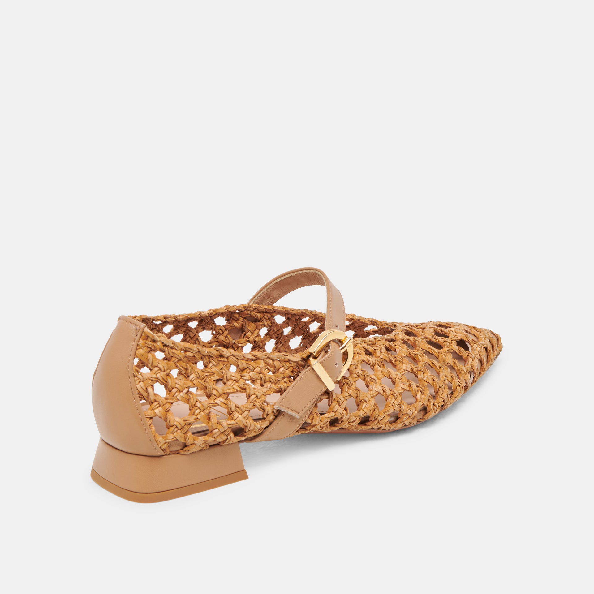 CATY BALLET FLATS NATURAL WOVEN – Dolce Vita