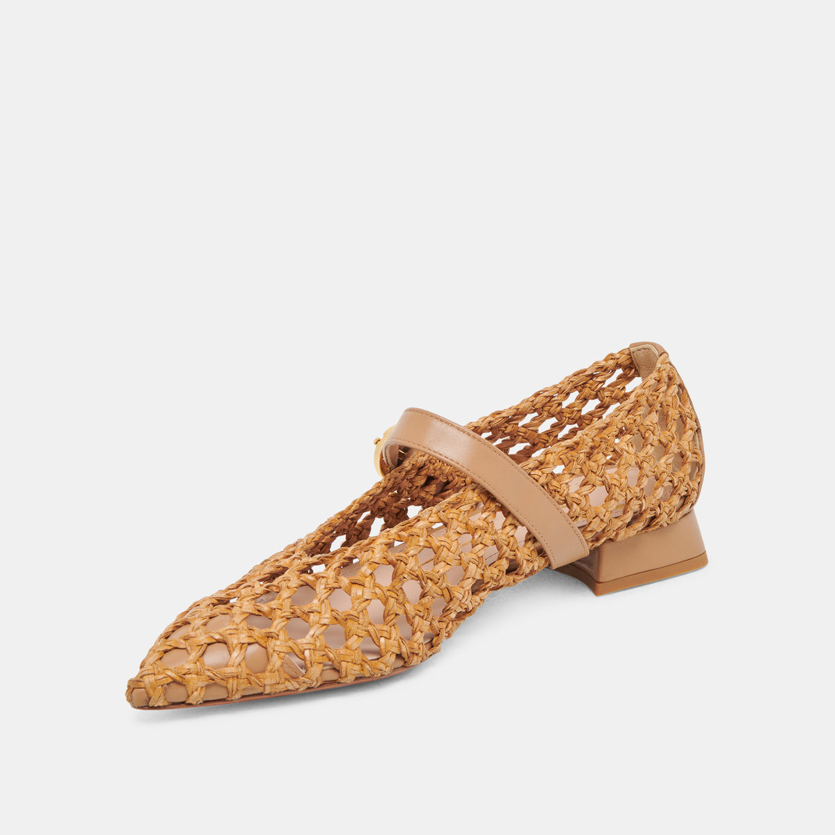 CATY BALLET FLATS NATURAL WOVEN – Dolce Vita