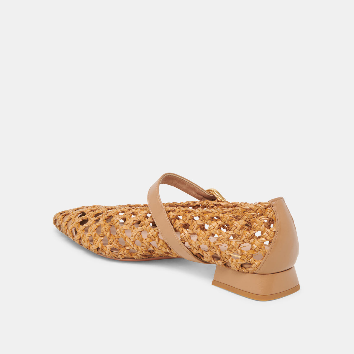 CATY BALLET FLATS NATURAL WOVEN – Dolce Vita