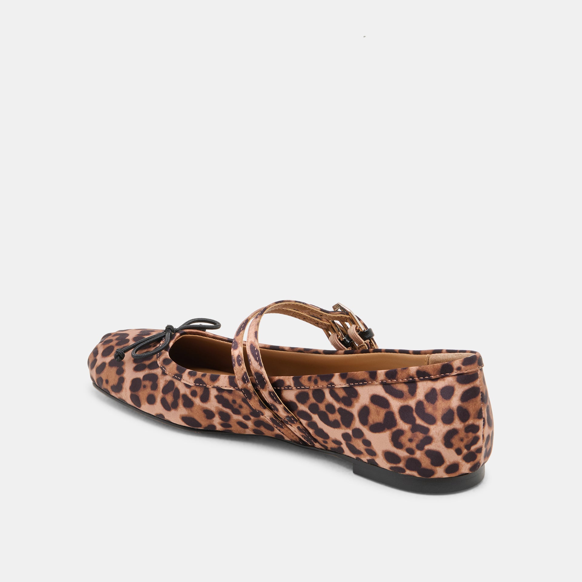 Gibsen Dk Leopard Satin Ballet Flats | Dolce Vita