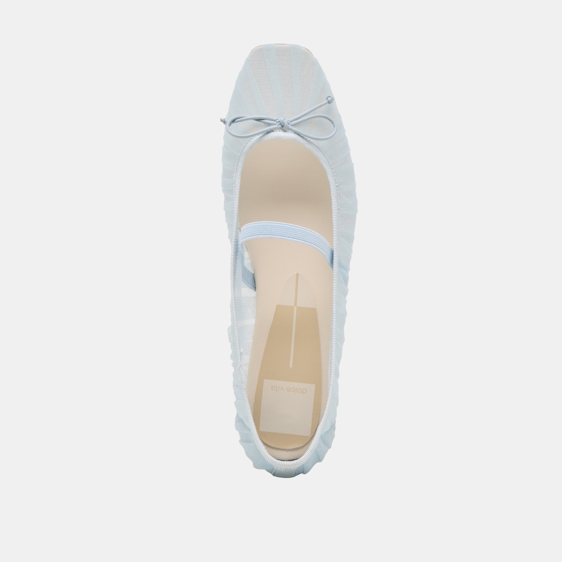 Raeven Light Blue Tulle Ballet Flats | Dolce Vita