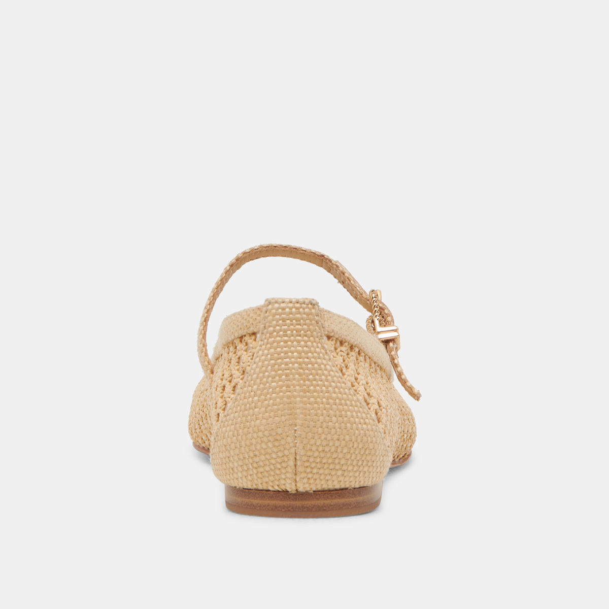 Reyes Lt Natural Woven Raffia Ballet Flats | Dolce Vita