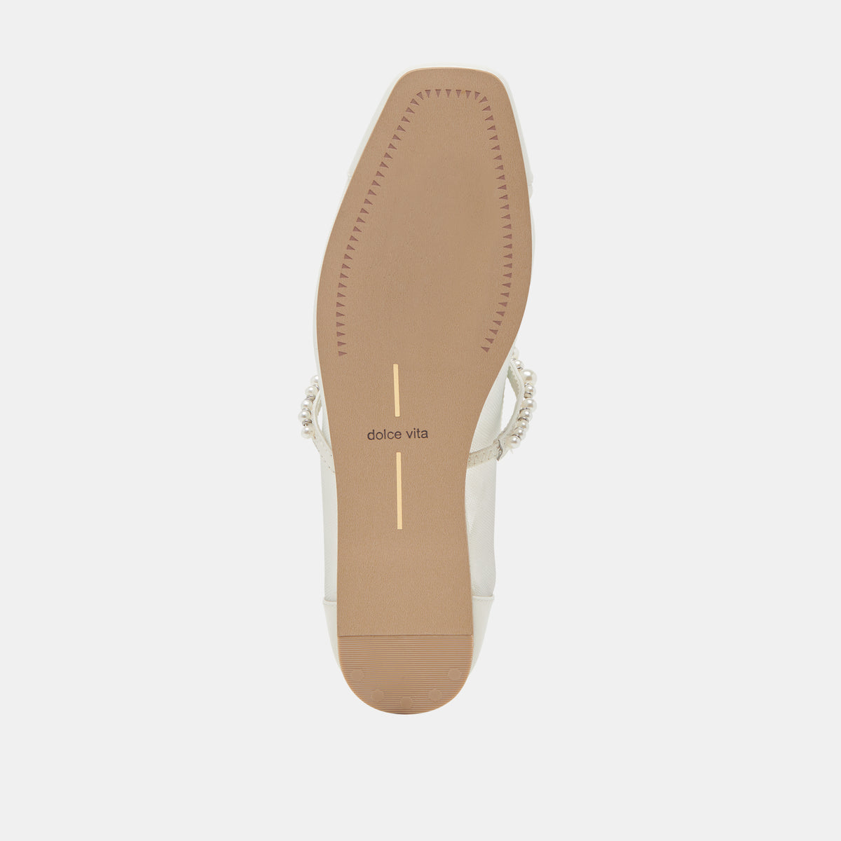 ROLLIN PEARL BALLET FLATS WHITE MESH – Dolce Vita