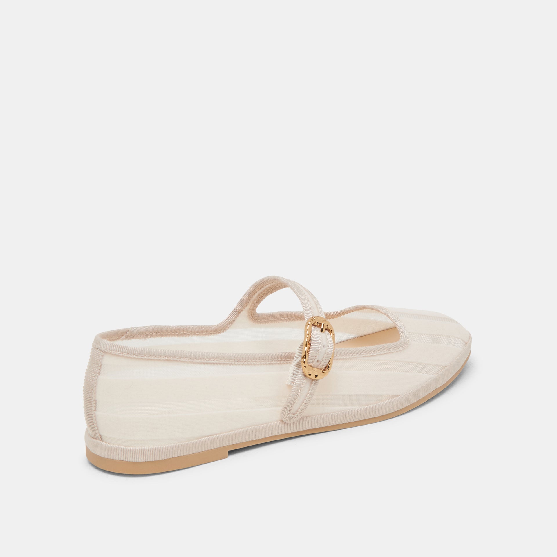 TAMEKA BALLET FLATS BONE STRIPE MESH – Dolce Vita