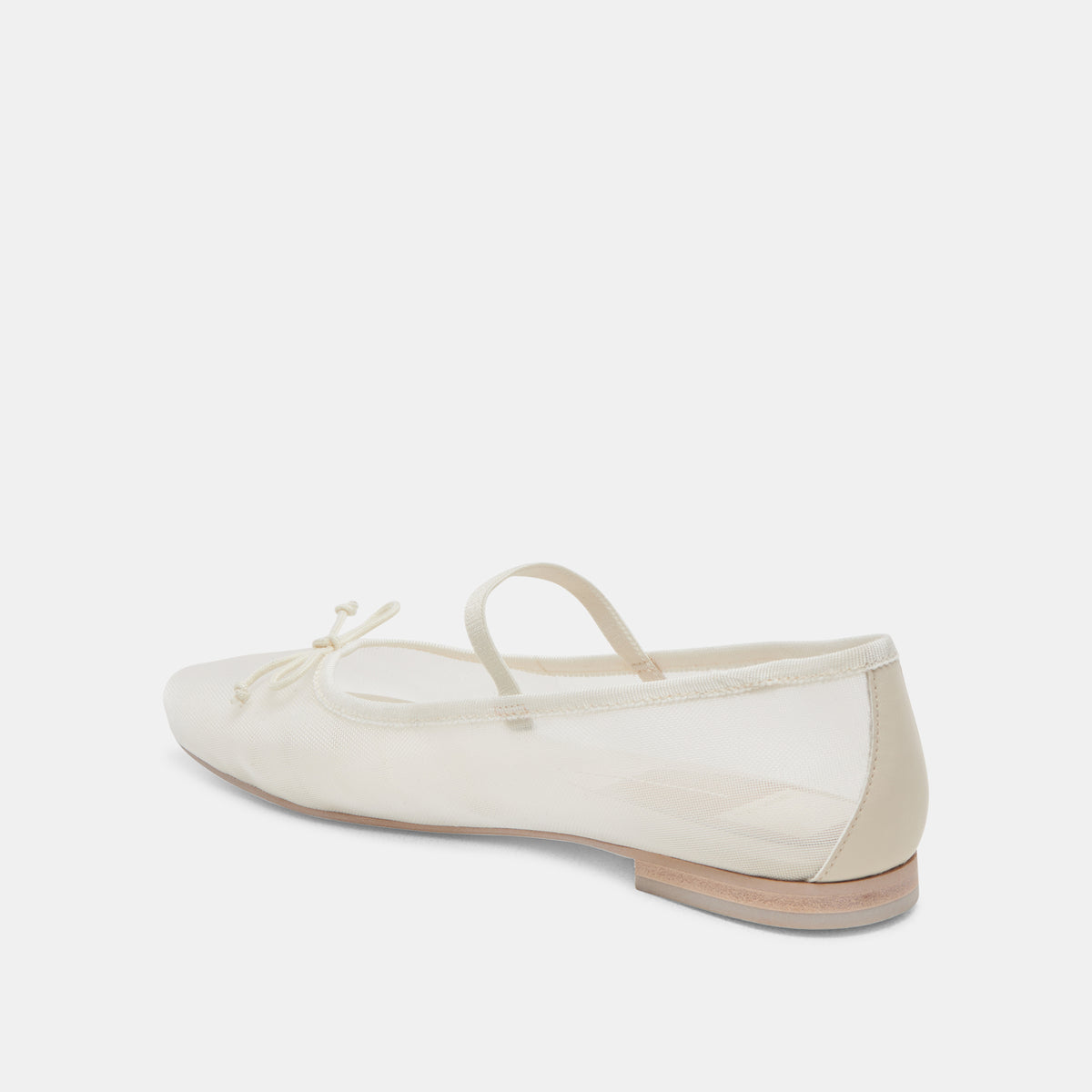 CADEL BALLET FLATS IVORY MESH – Dolce Vita