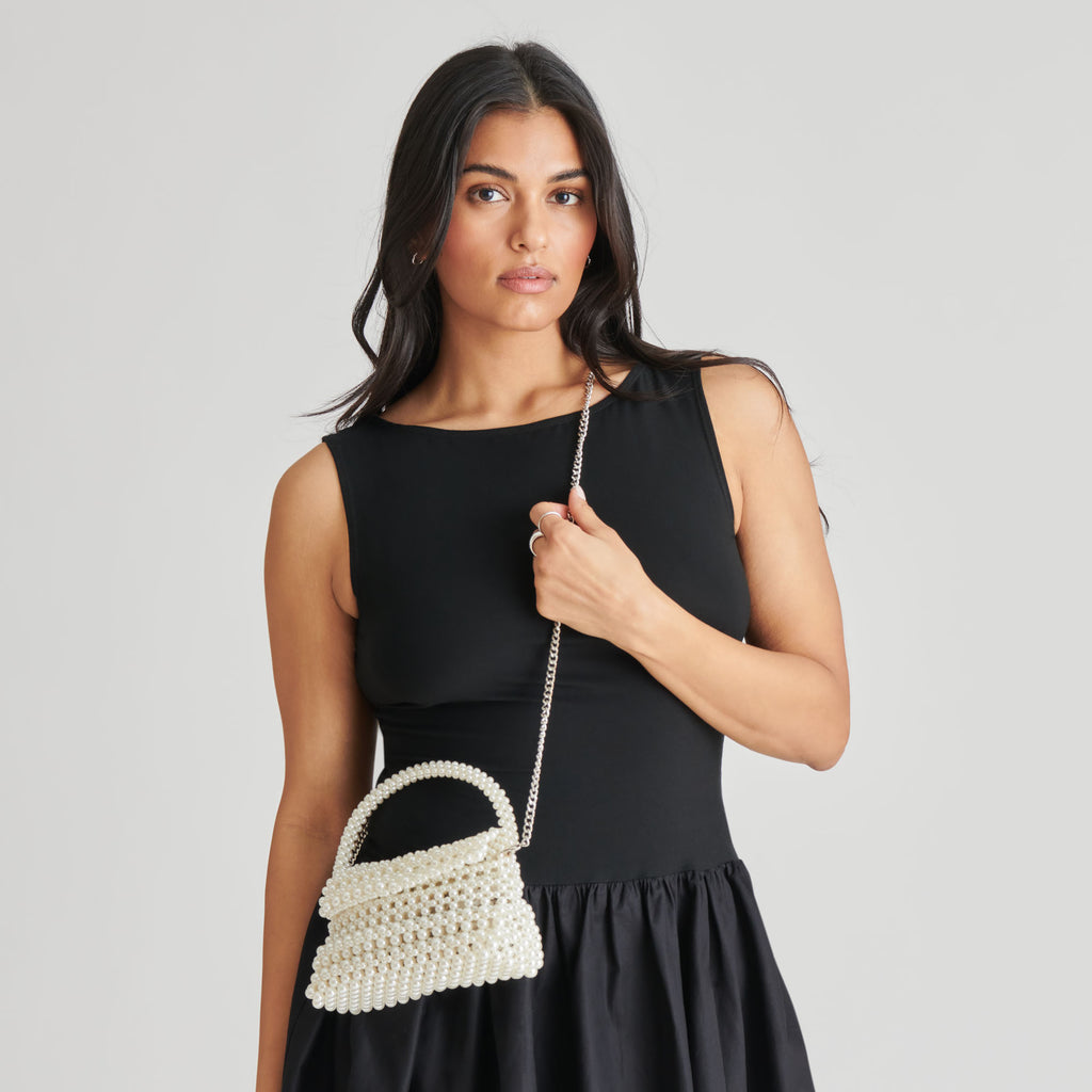 ELLOISE HANDBAG PEARL – Dolce Vita