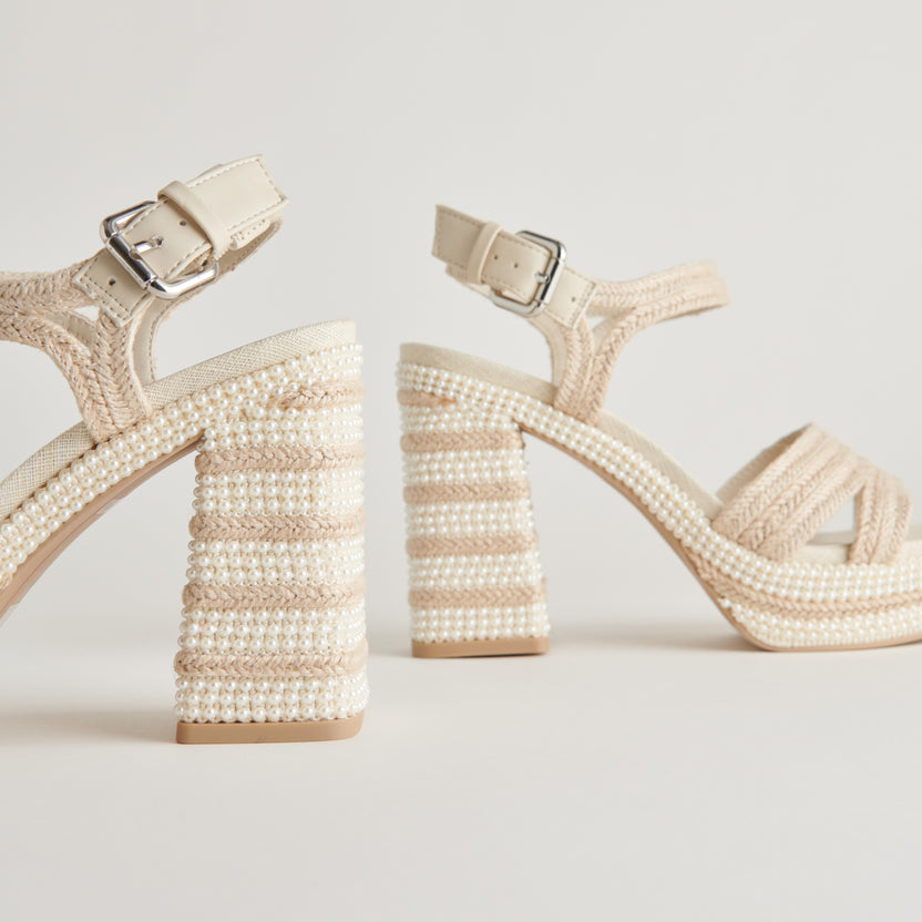 ANIRA Ivory Pearl Heels | Women's Bridal Ivory Pearl Heels – Dolce Vita