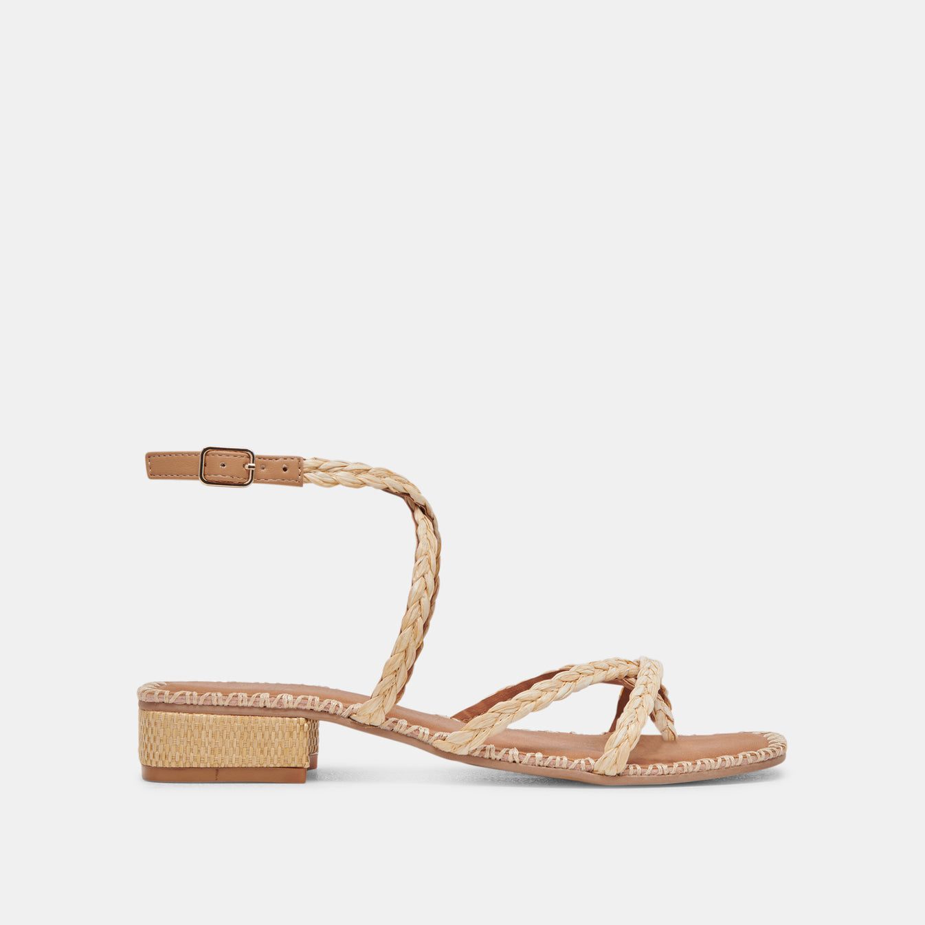 BRINN SANDALS LT NATURAL RAFFIA – Dolce Vita