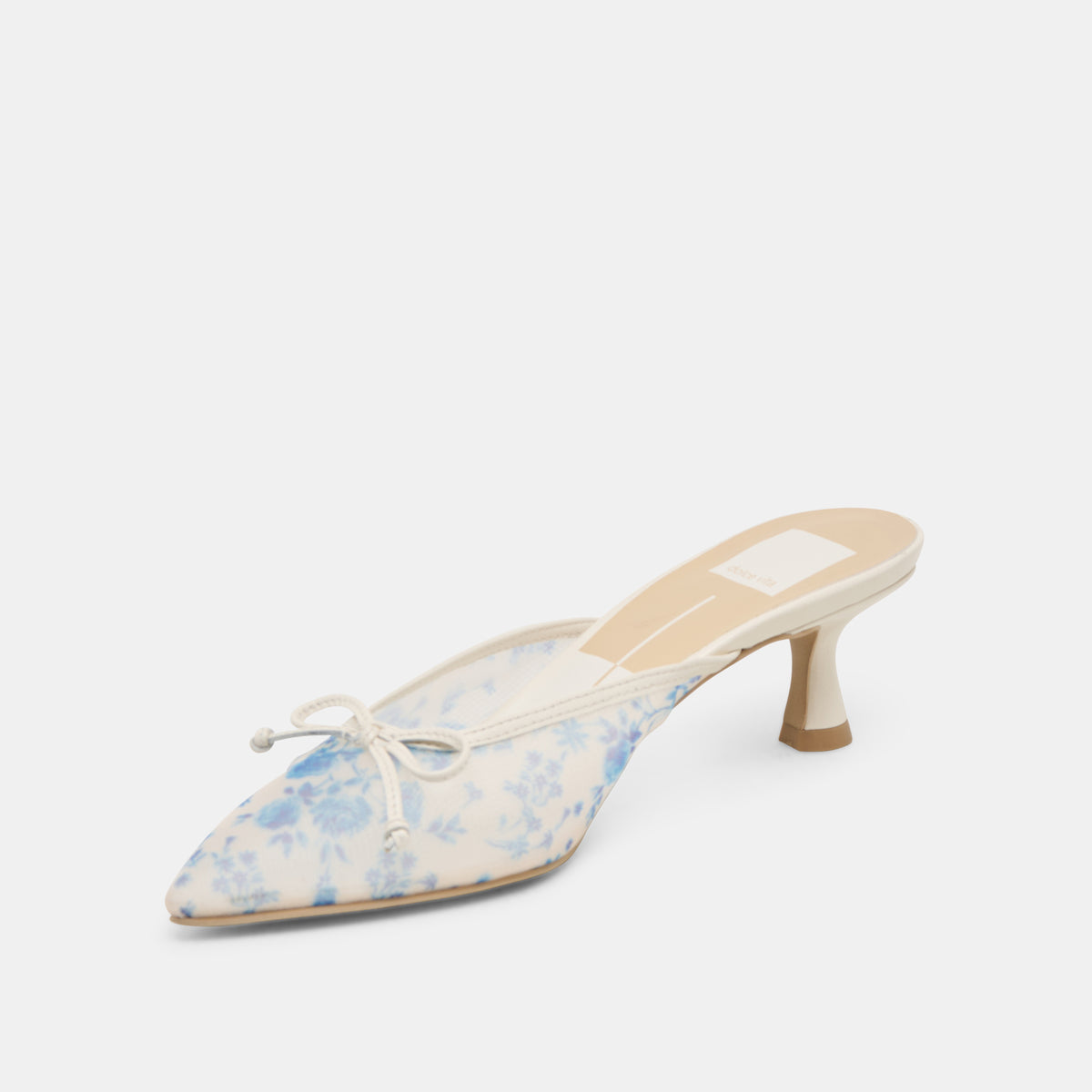 Cleo Blue Floral Mesh Heels | Dolce Vita