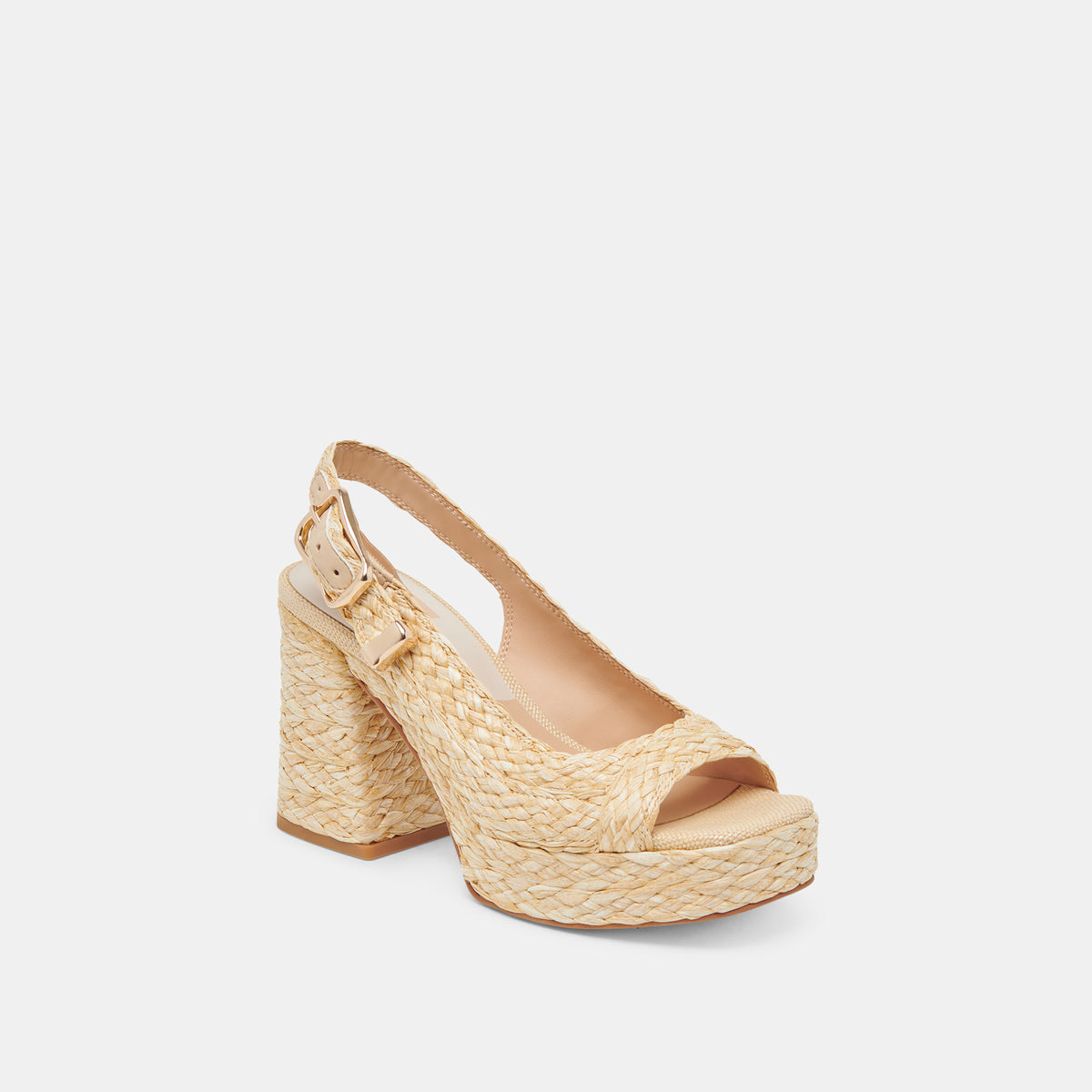 FLORES HEELS NATURAL RAFFIA – Dolce Vita