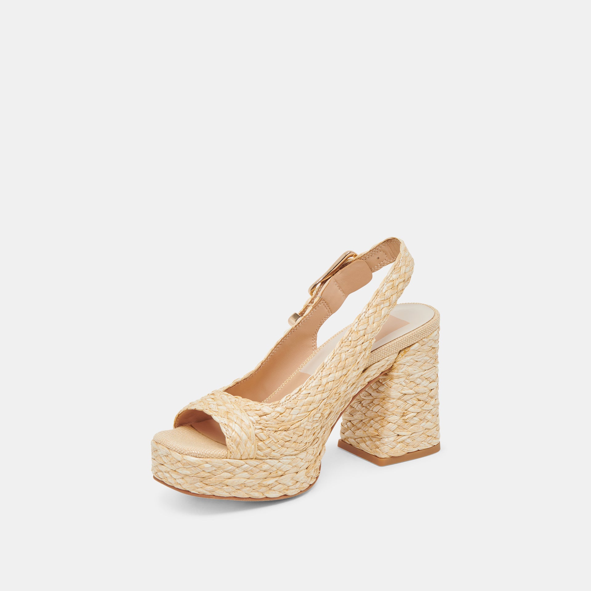 FLORES HEELS NATURAL RAFFIA – Dolce Vita