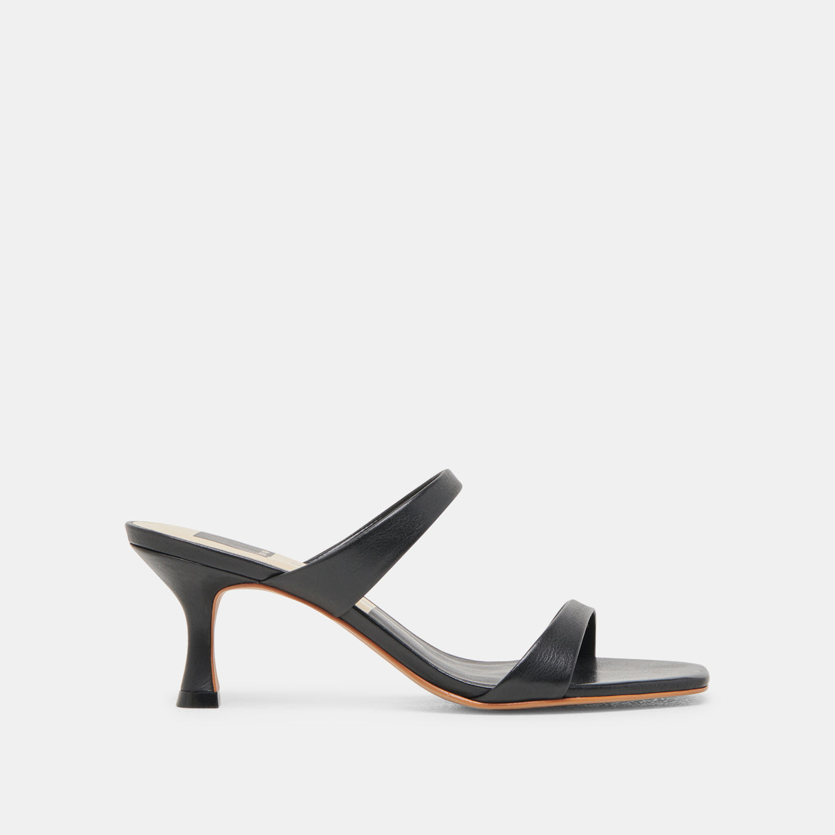 Genora Black Leather Heels | Dolce Vita