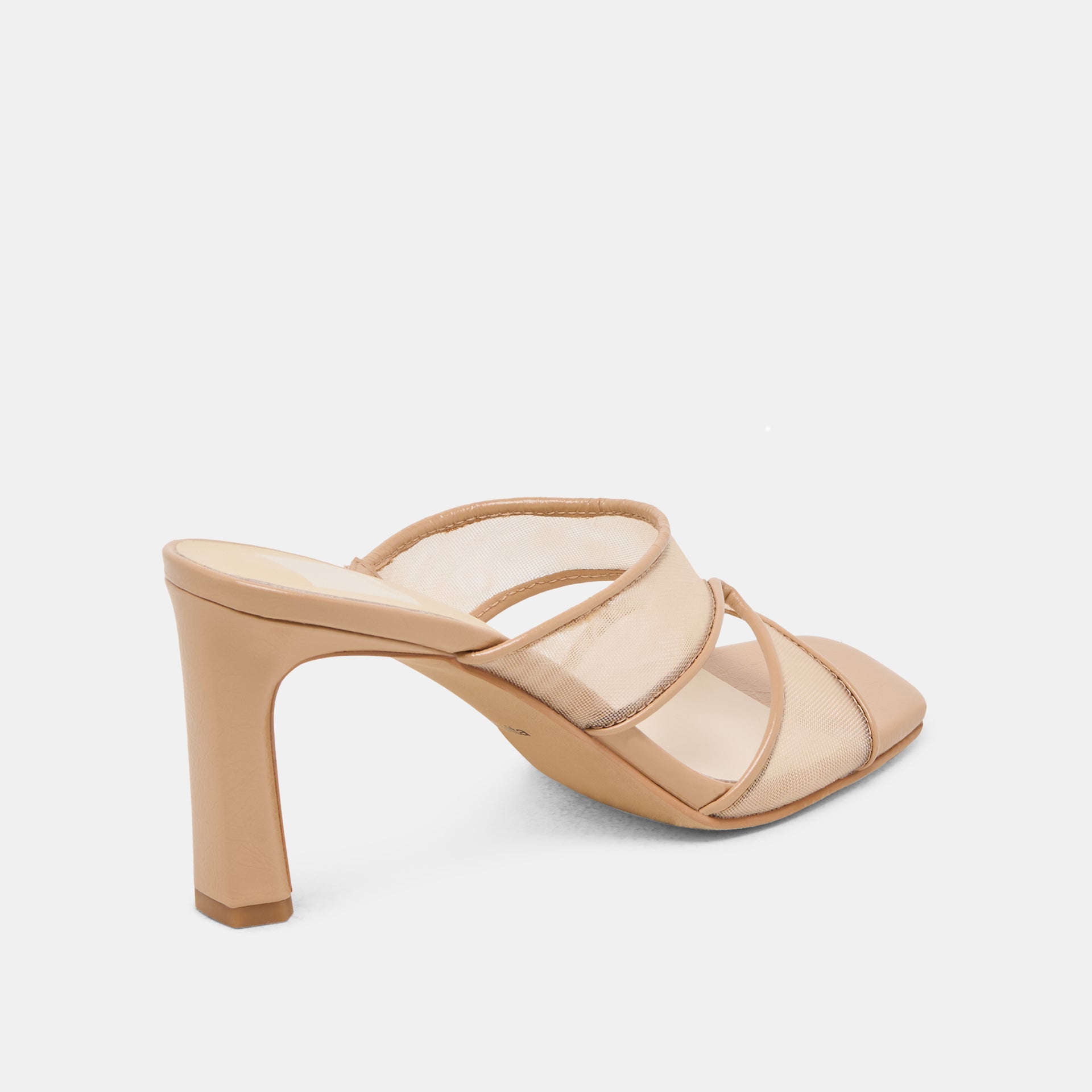 Gitel Light Tan Mesh Heels | Dolce Vita