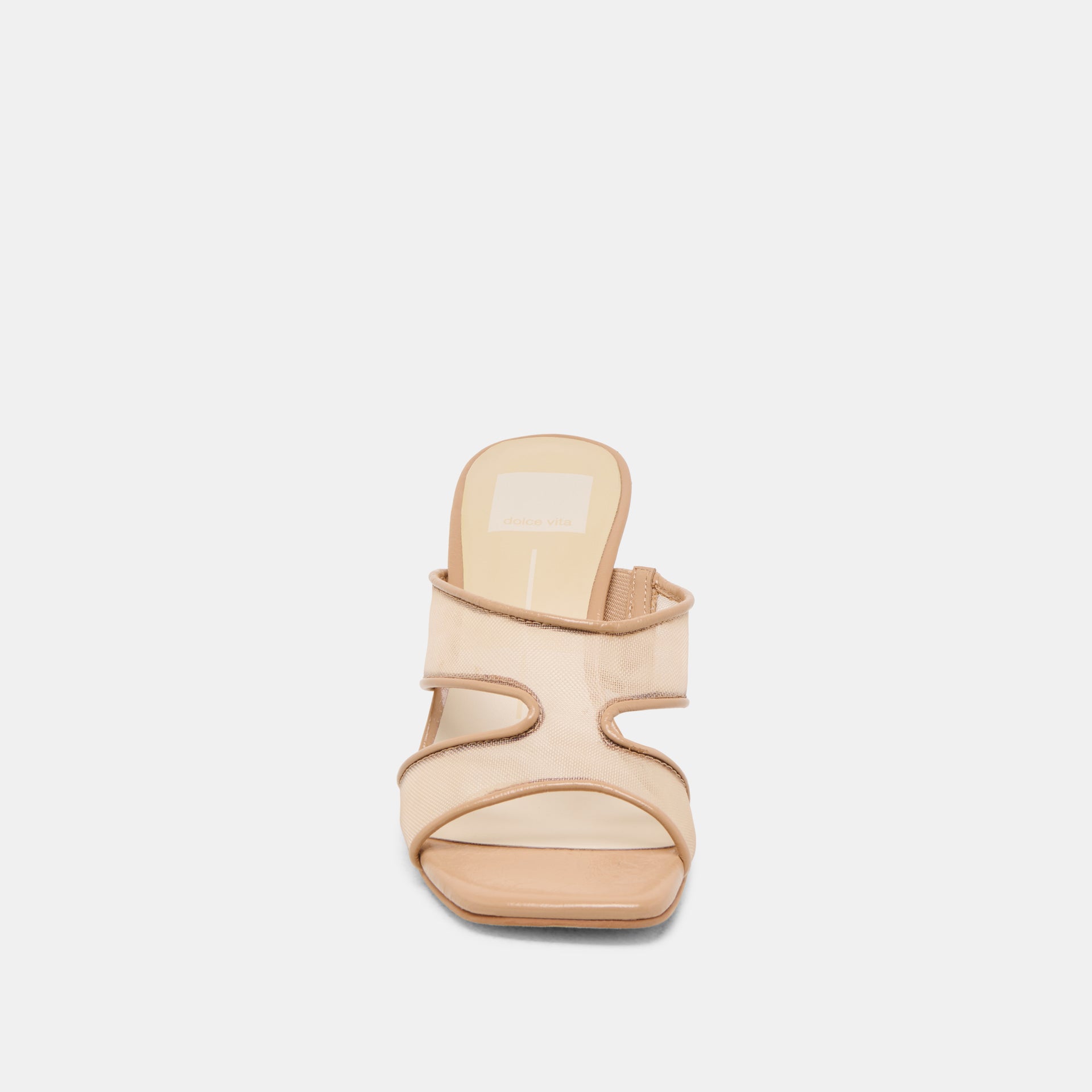 Gitel Light Tan Mesh Heels | Dolce Vita