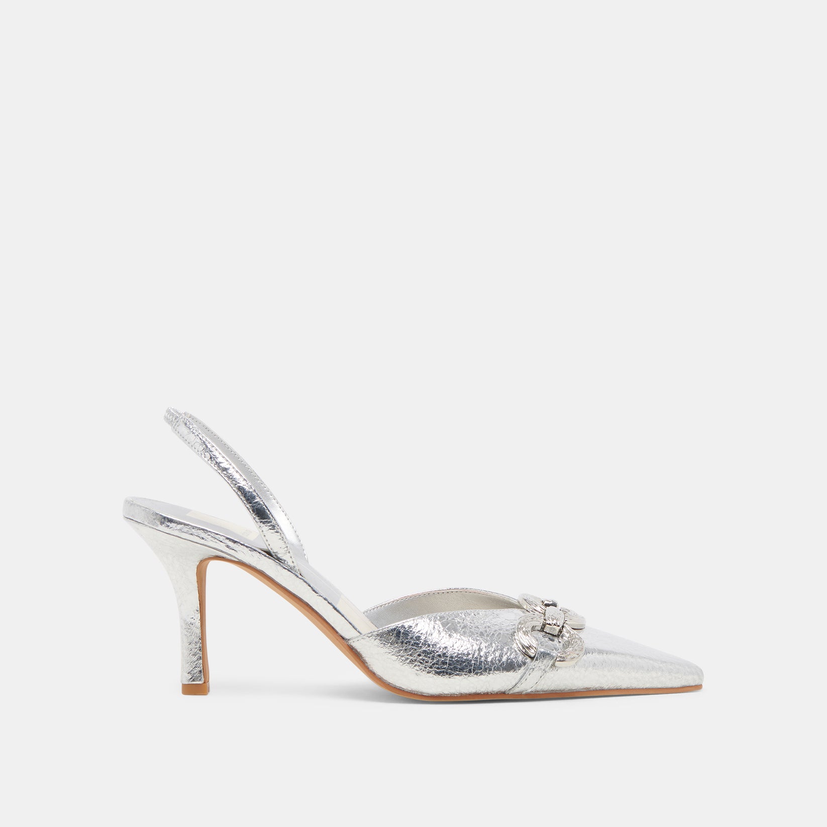 HAYLEE HEELS SILVER DISTRESSED LEATHER – Dolce Vita