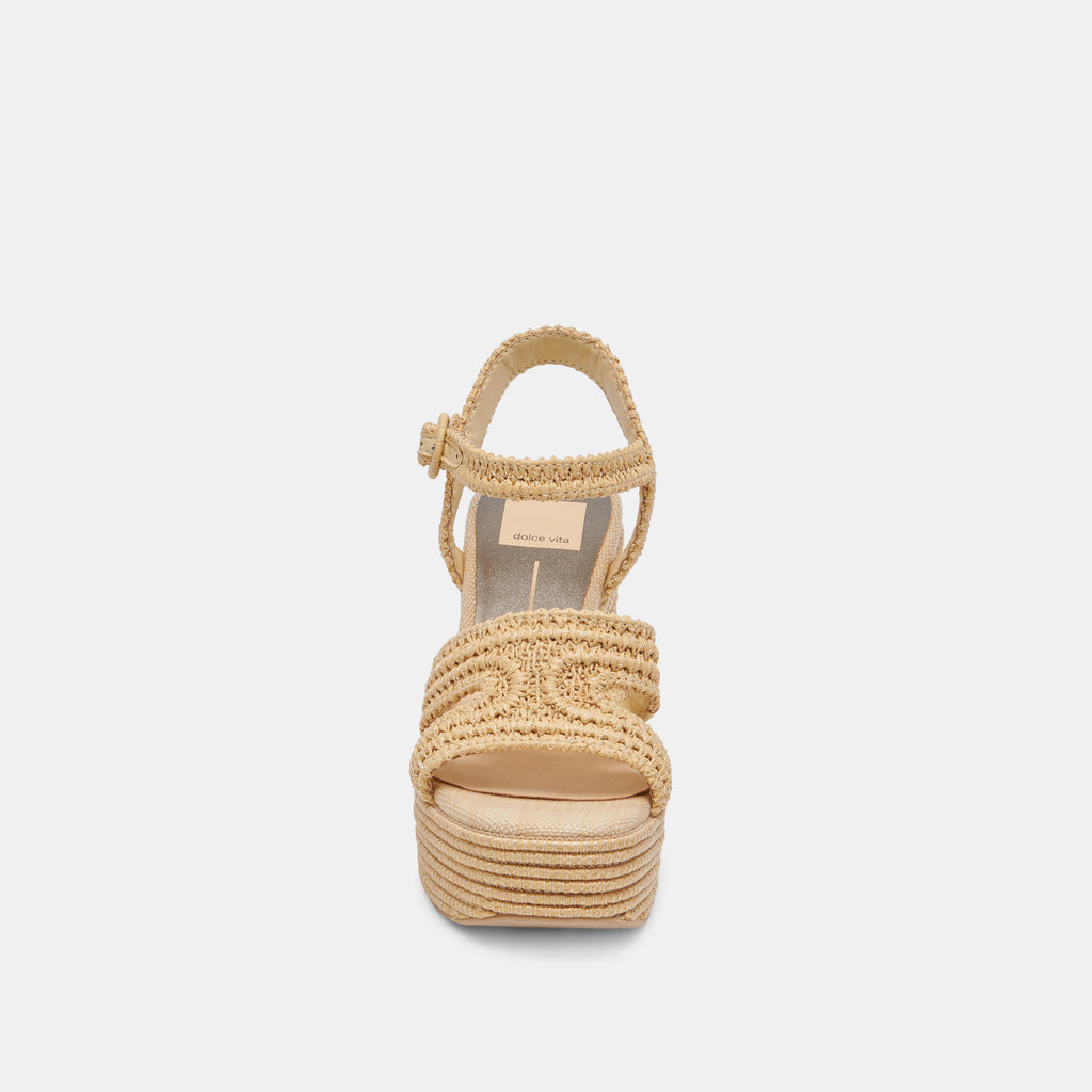 LACYE HEELS NATURAL WOVEN – Dolce Vita
