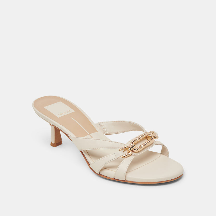 LERAH HEELS BONE LEATHER – Dolce Vita