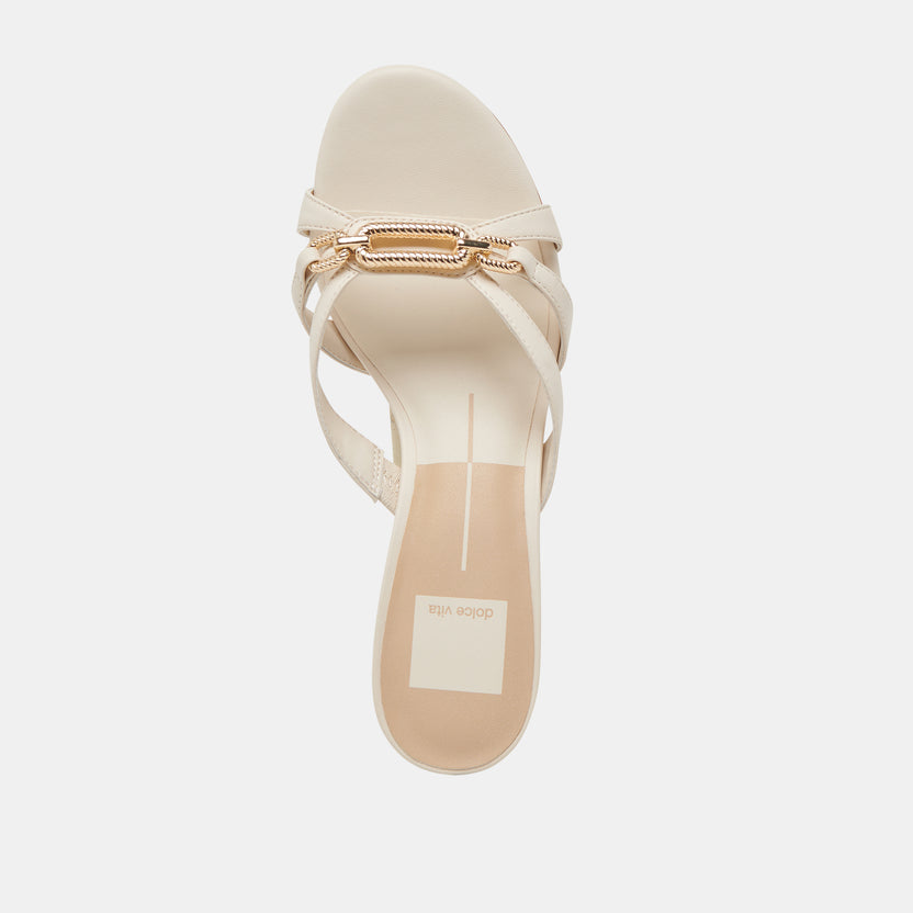 LERAH HEELS BONE LEATHER – Dolce Vita