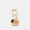OLIVEA HEELS BLACK NATURAL RAFFIA – Dolce Vita