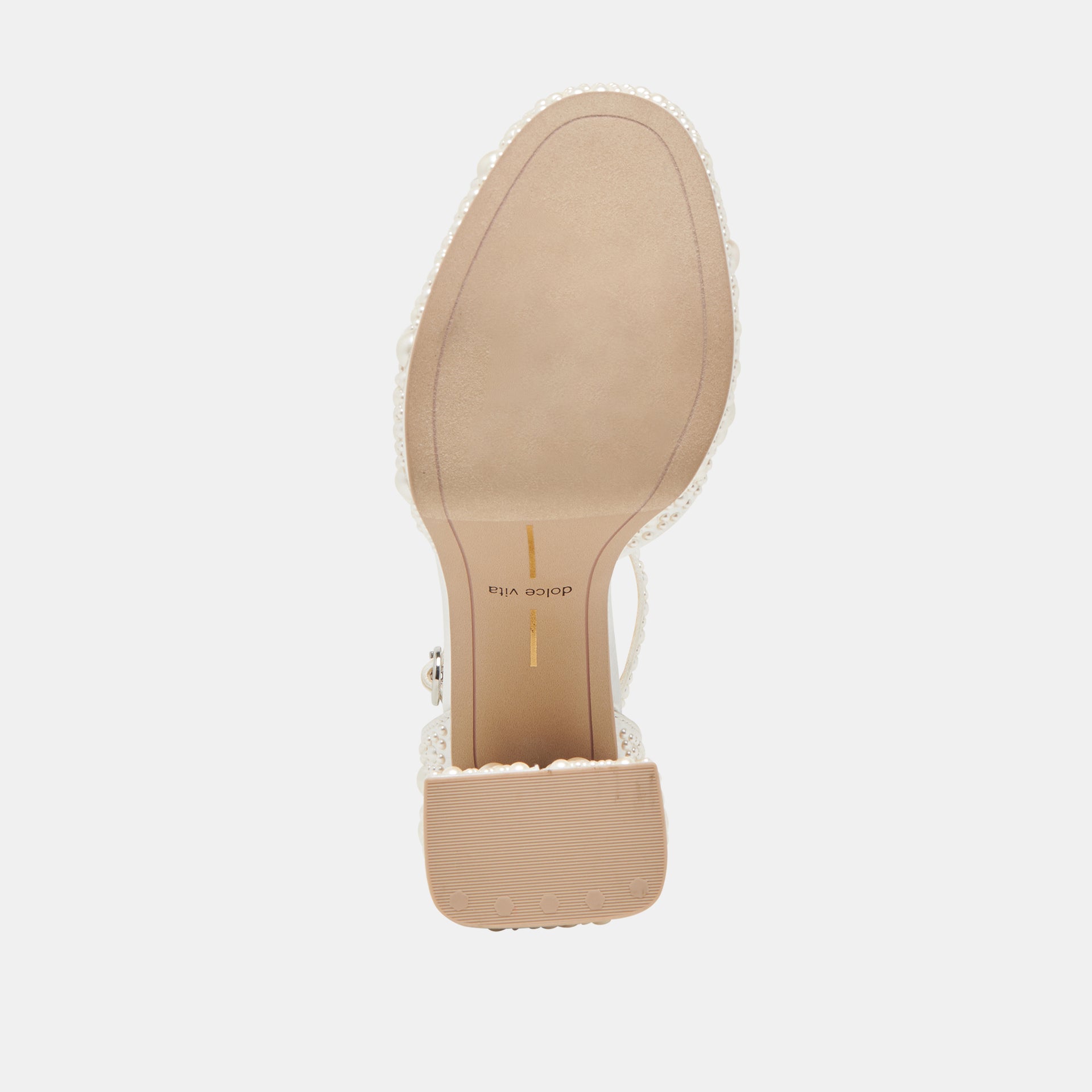 PANDRO PEARL WIDE HEELS TRUE WHITE SATIN – Dolce Vita