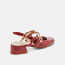 PATZY HEELS CRIMSON CRINKLE PATENT LEATHER – Dolce Vita