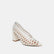 Tanya Bone Woven Leather Heels | Dolce Vita