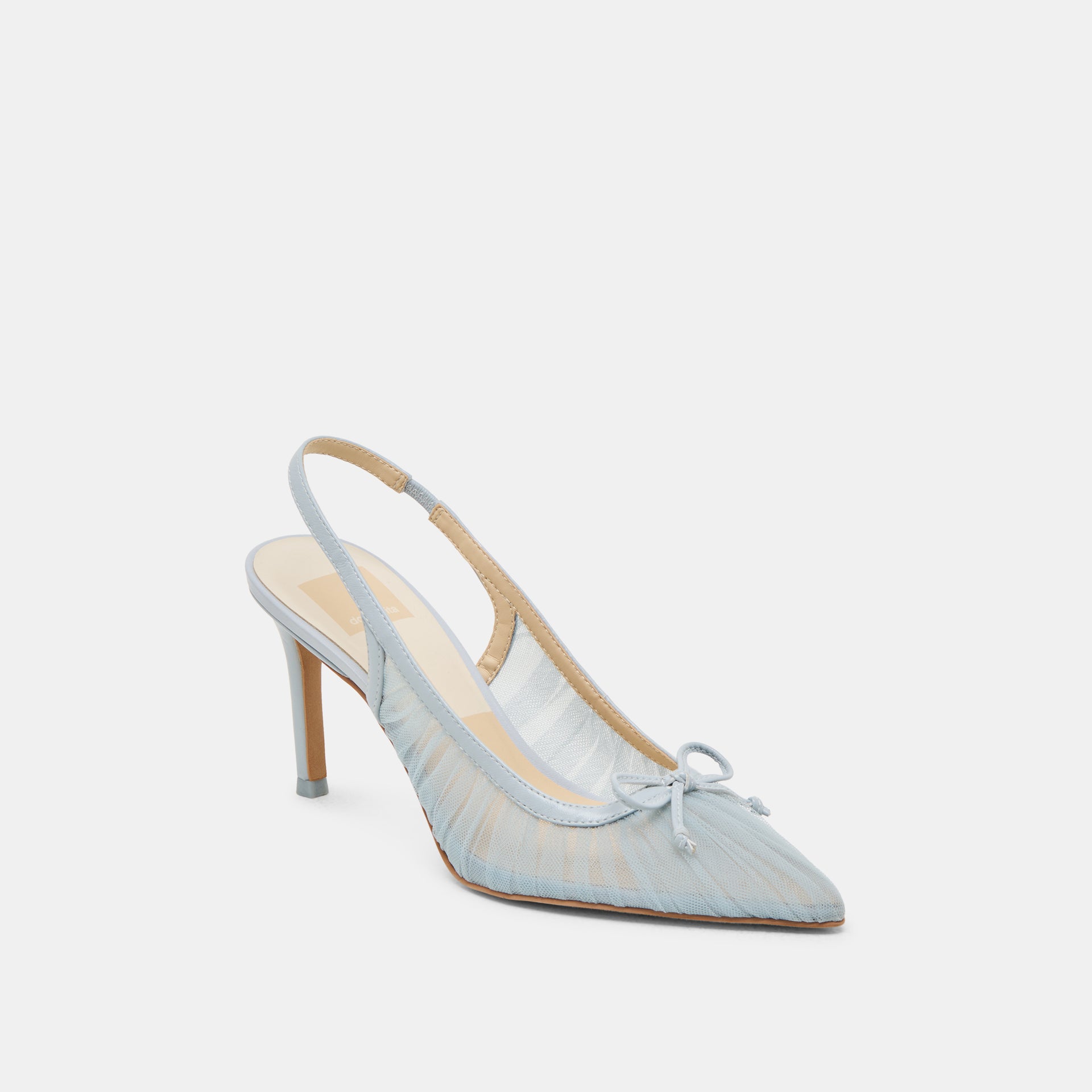 Yela Light Blue Tulle Heels | Dolce Vita