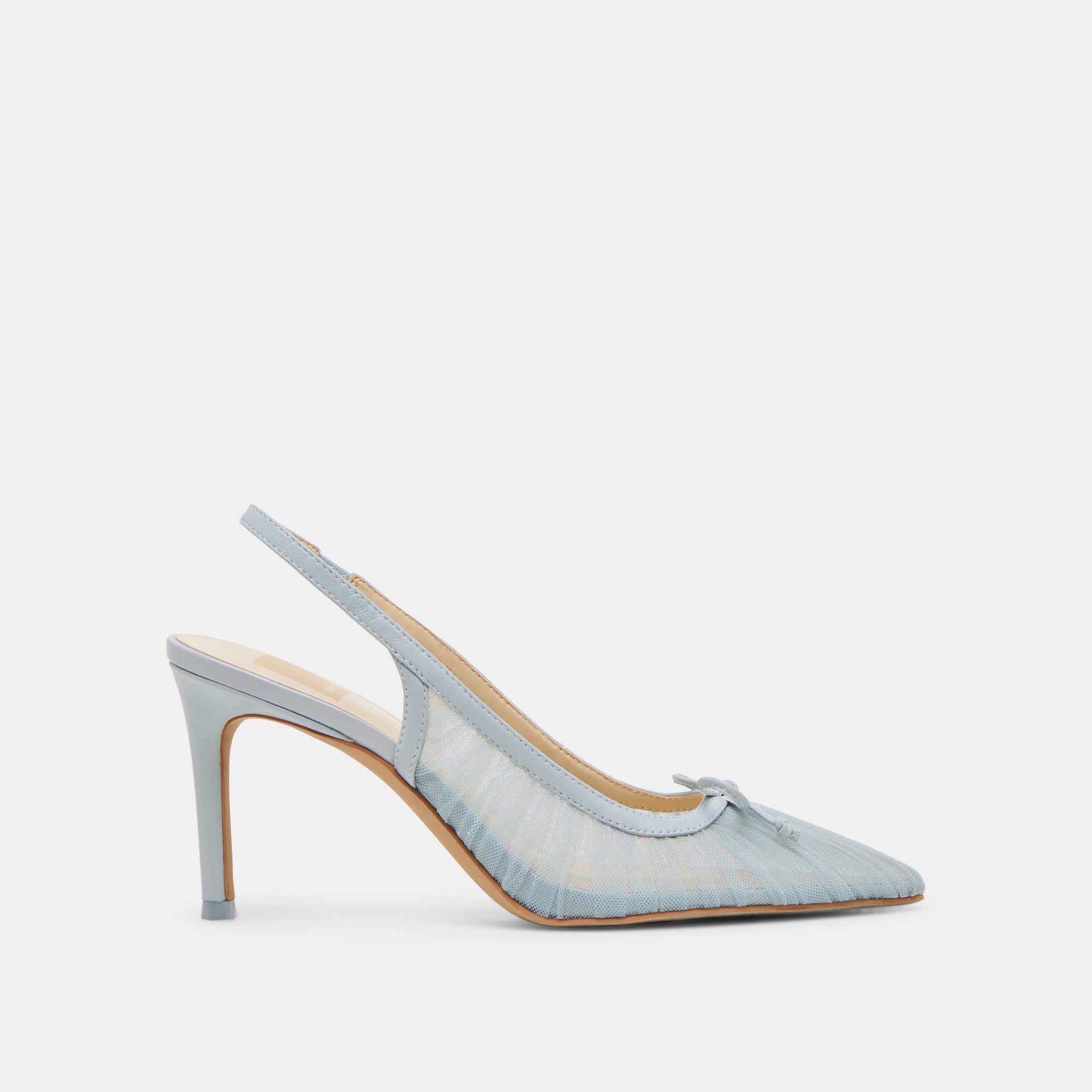 Yela Light Blue Tulle Heels | Dolce Vita
